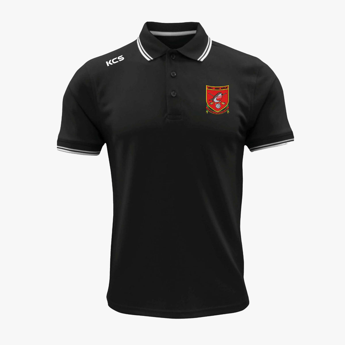 Killenaule GAA KCS Polo Shirt - Black / White