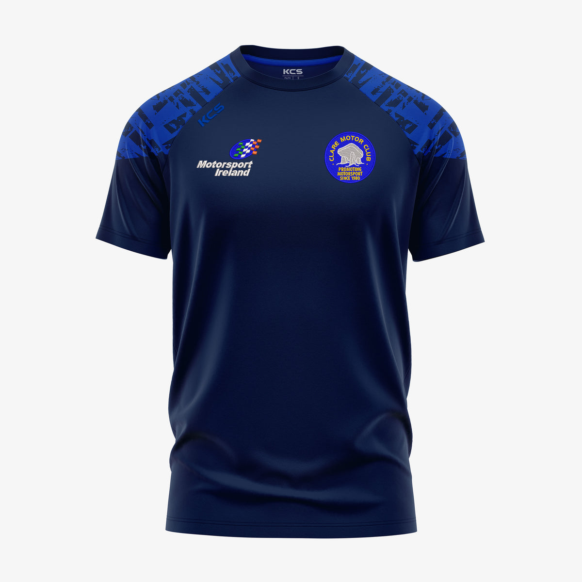 Clare Motor Club KCS Apollo Tee - Navy / Royal