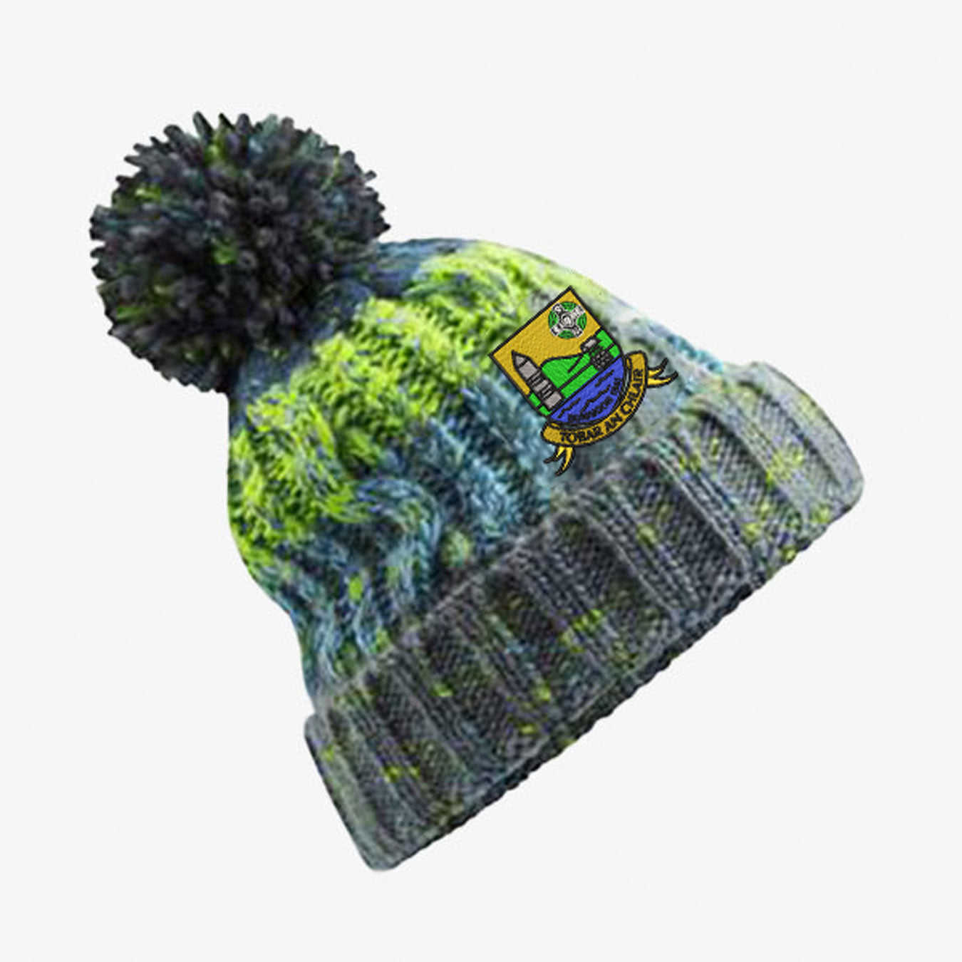 Tubberclair GAA KCS Pom Beanie - Electric Grey