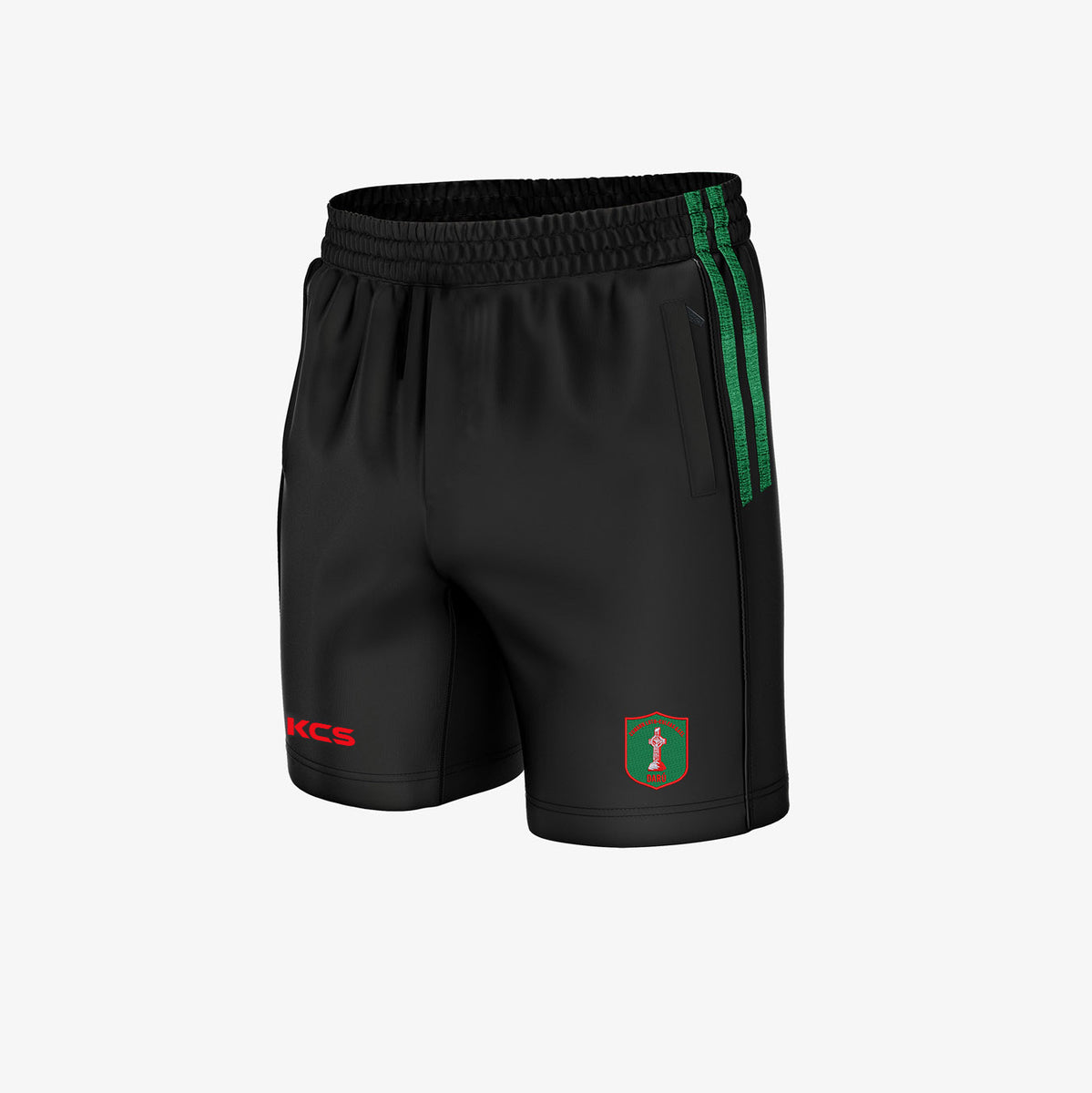 Durrow GAA KCS Shore Leisure Shorts - Black / Green