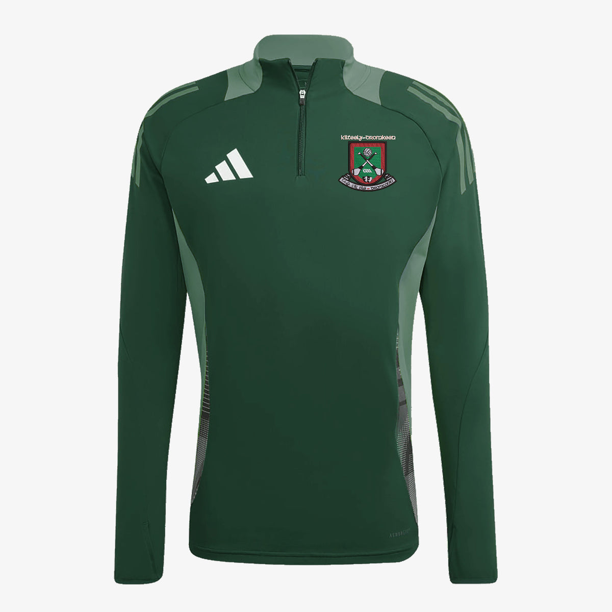 Kilteely Dromkeen GAA Adidas 24 Tiro Competition Half Zip Green – KCS