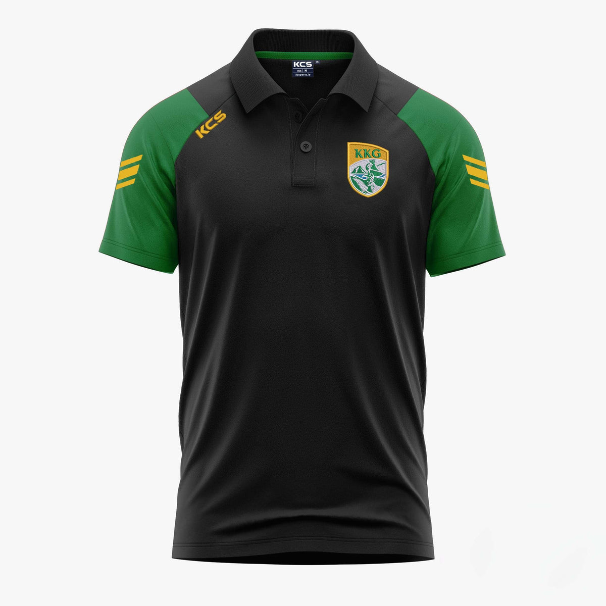 Kingdom Kerry Gaels KCS Soul Polo Shirt Black/Green