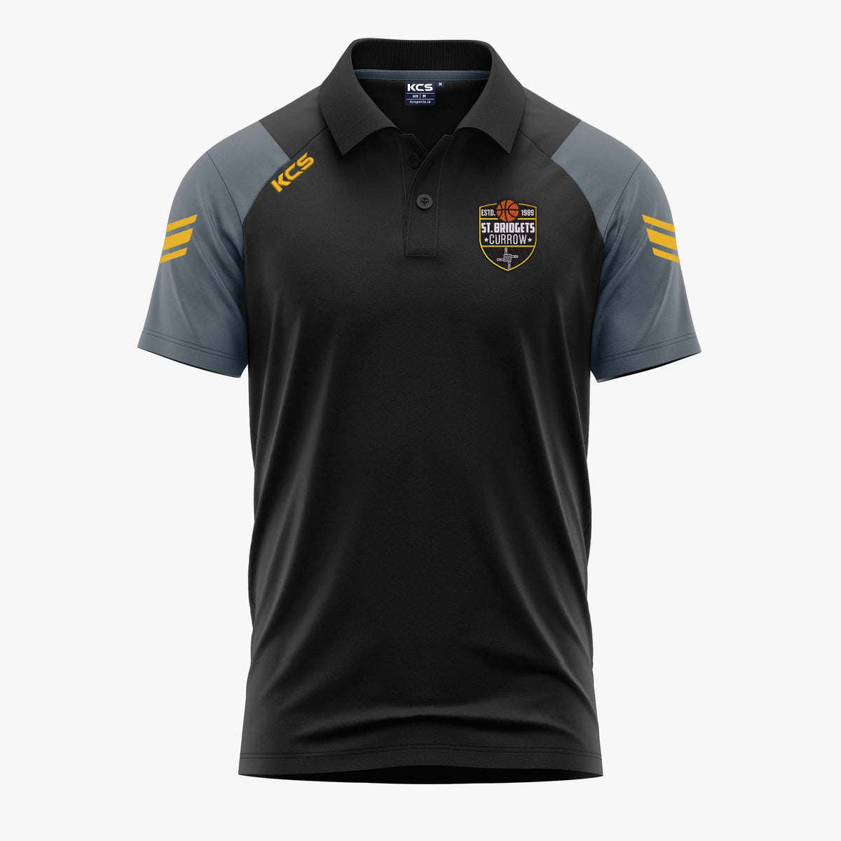 St. Bridget's Currow Basketball Club KCS Soul Polo Shirt Black/Graphit