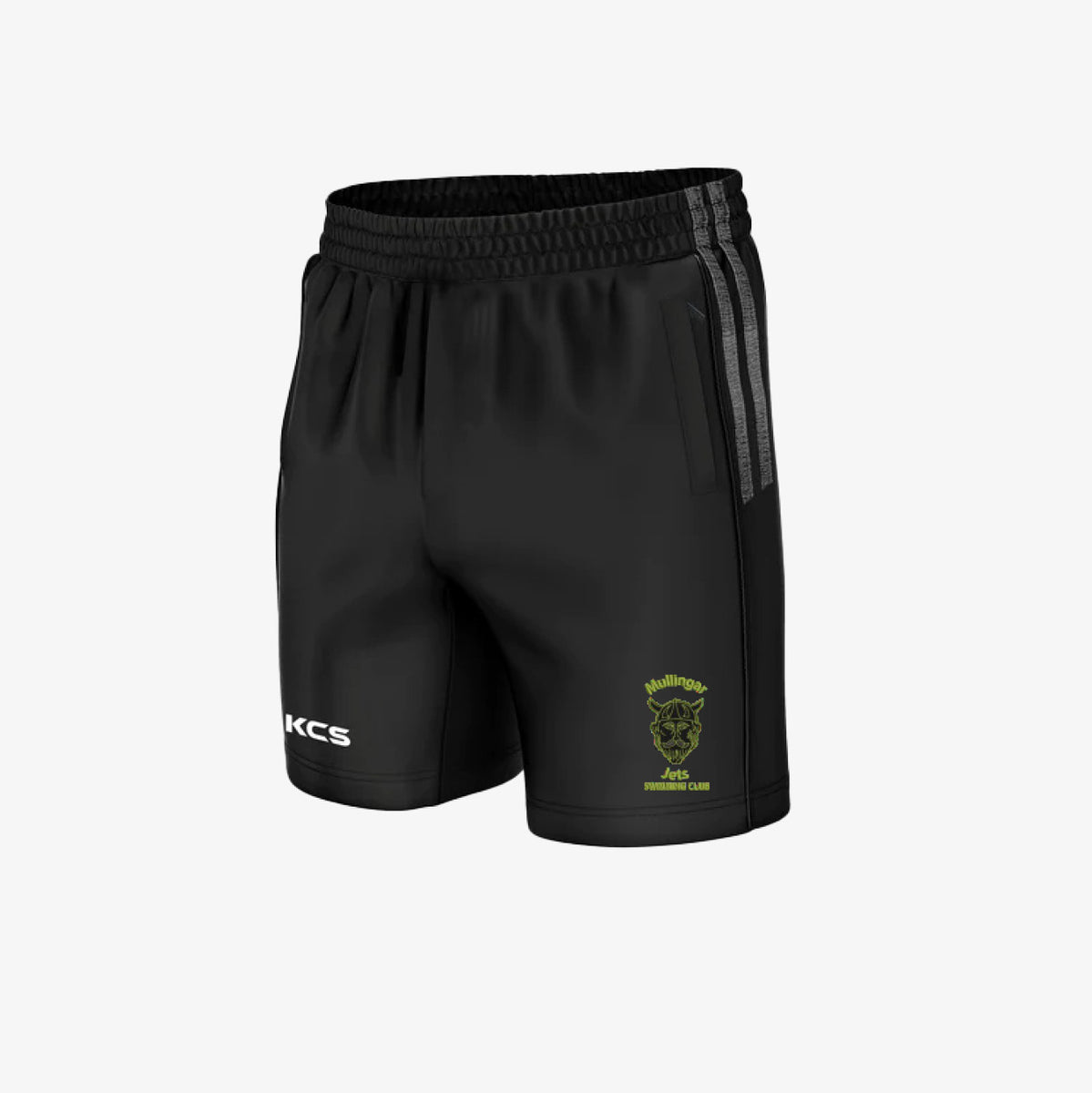 Mullingar Jets Swimming Club KCS Shore Leisure Shorts - Black / Grey