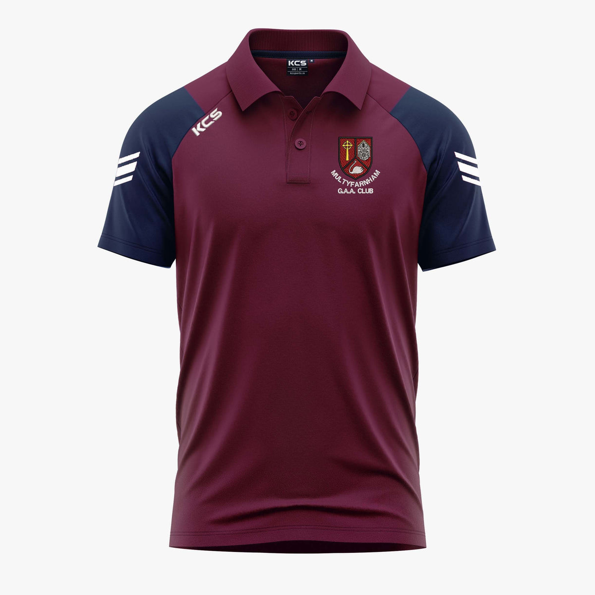 Multyfarnham GAA KCS Soul Polo Shirt Navy/Maroon