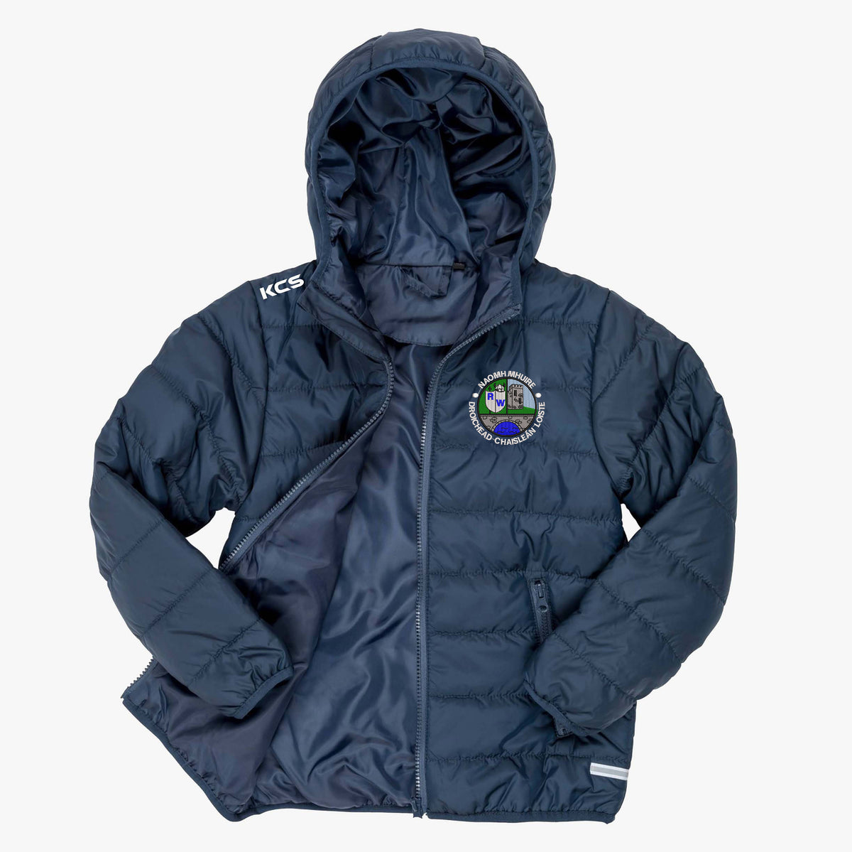 St Mary's Rochfortbridge GAA & LGFA KCS Siro Puffer Kids Jacket - Navy