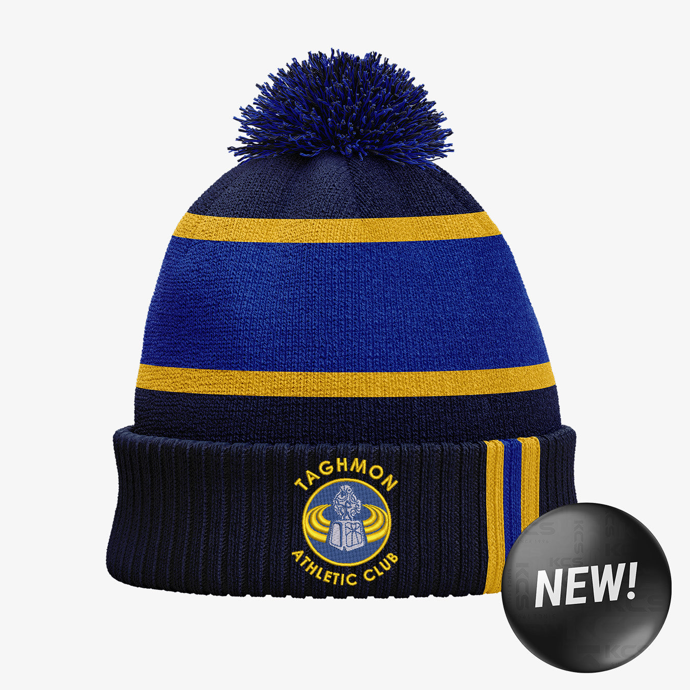 Taghmon Athletics Club KCS Champion Beanie - Navy / Royal / Gold