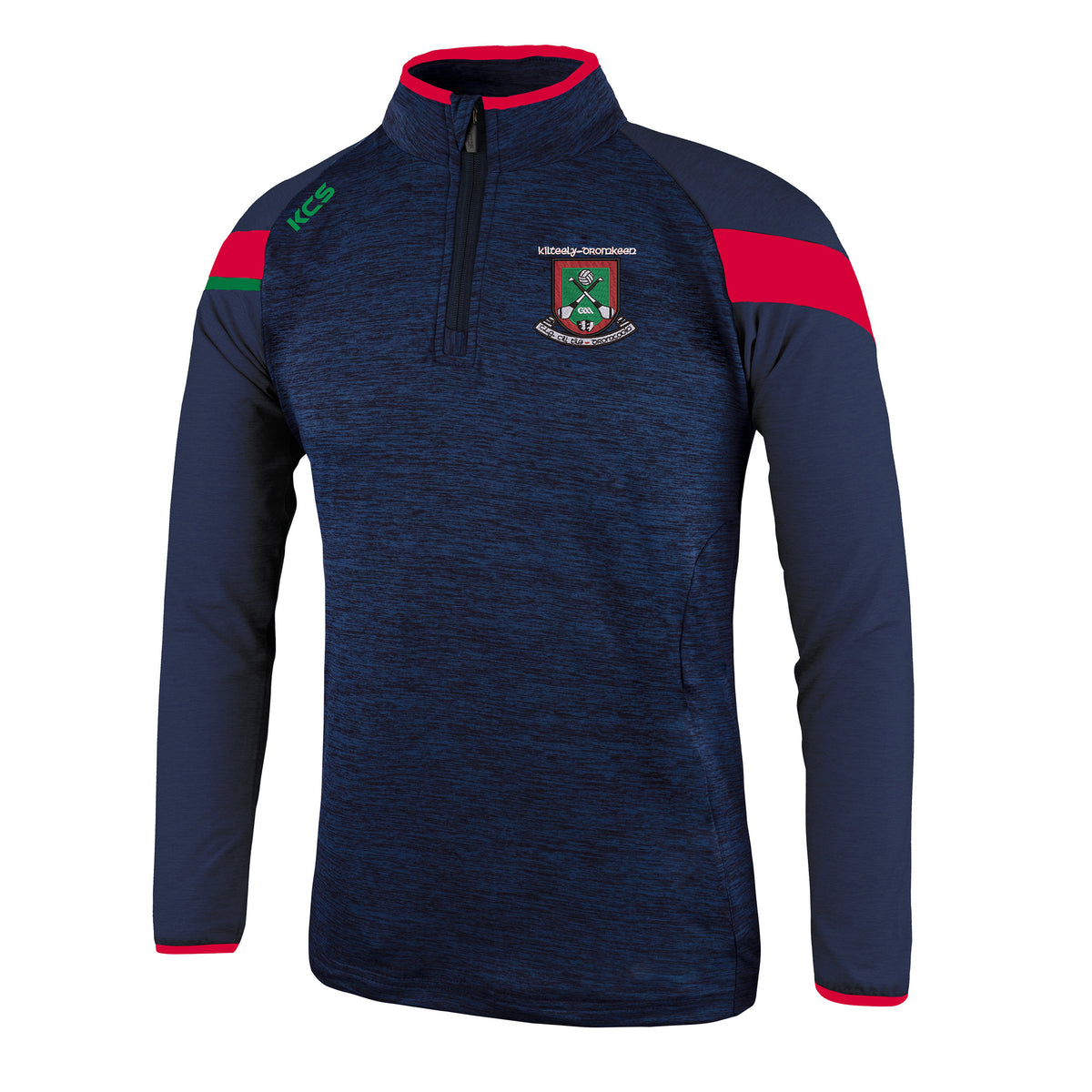 Kilteely Dromkeen GAA KCS Zola Quarter Zip Top - Navy / Red / Green