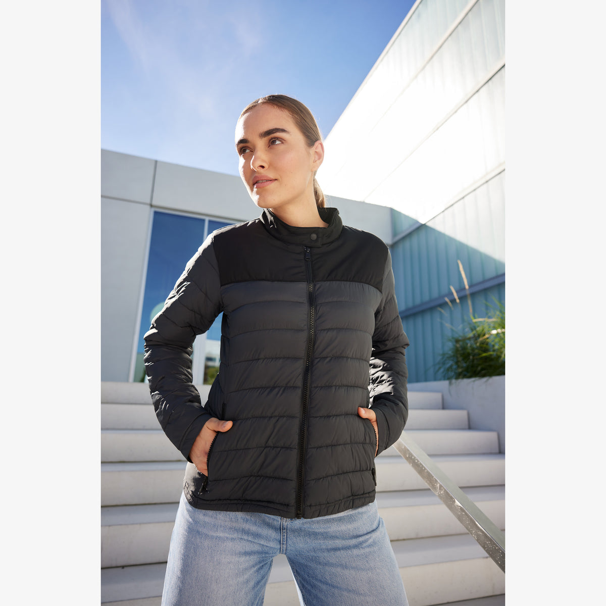 Mountcollins GAA KCS Ladies’ Berlin Padded Jacket - Navy