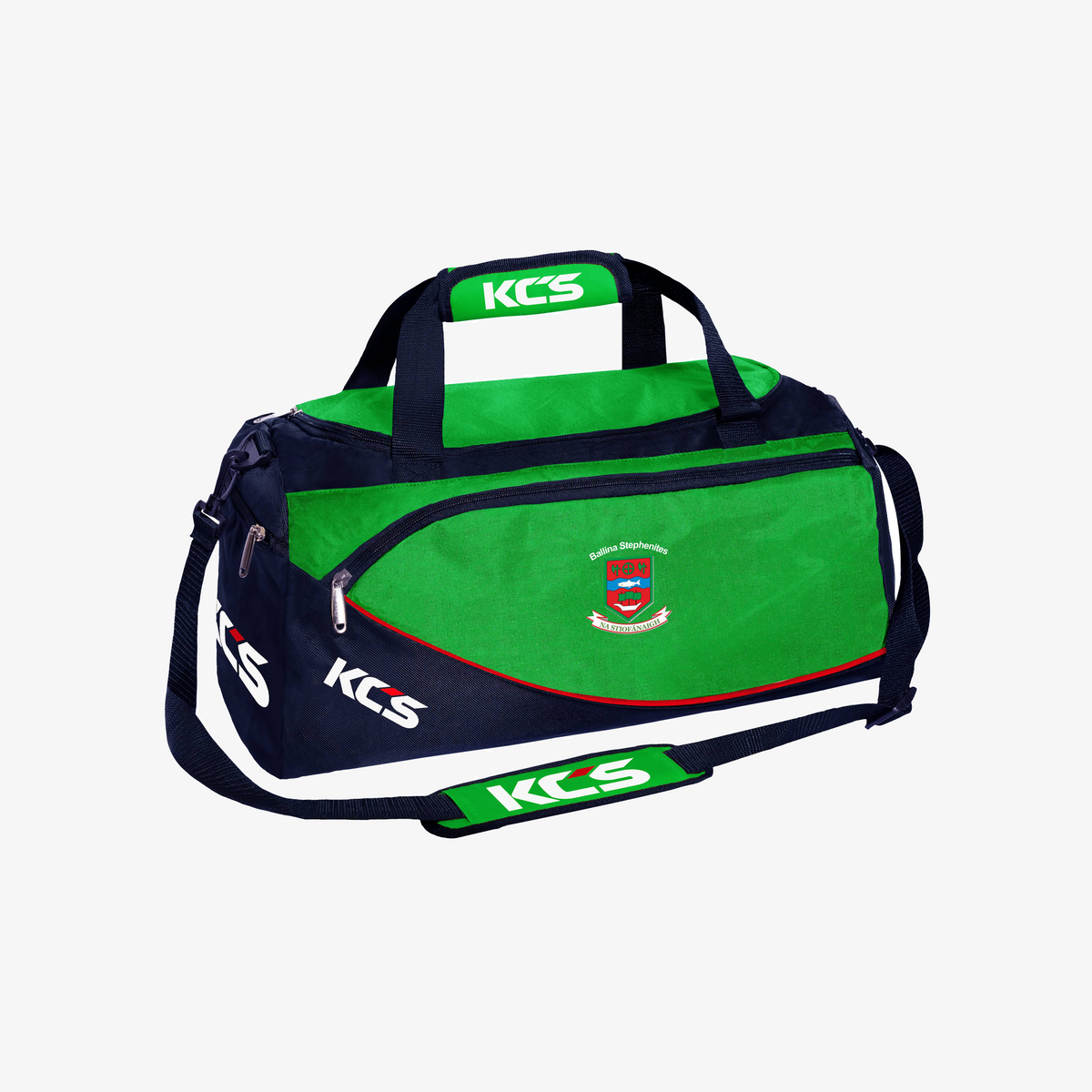 Ballina Stephenites GAA KCS Blade Gear Bag - Navy / Lime Green / Red