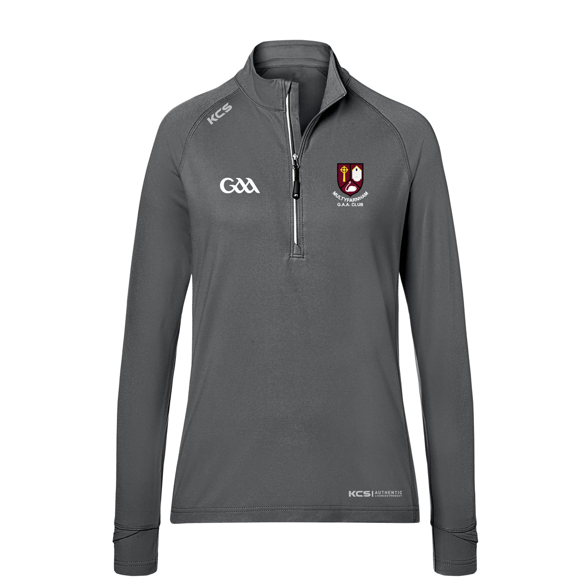 Multyfarnham GAA Ladies KCS Ladies Core Club Half Zip - Carbon