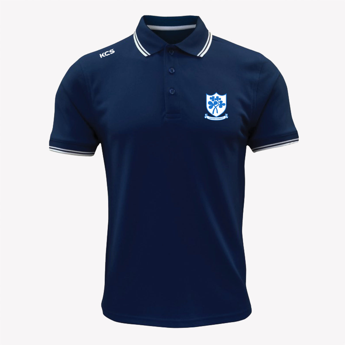 Cortoon Shamrocks Galway KCS H482 Coolplus Polo Shirt - Navy / White